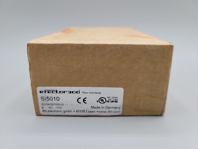 NEW IFM EFECTOR SI5010 FLOW MONITOR SENSOR 300 Bar 18-36 VDC PNP IP67 ...