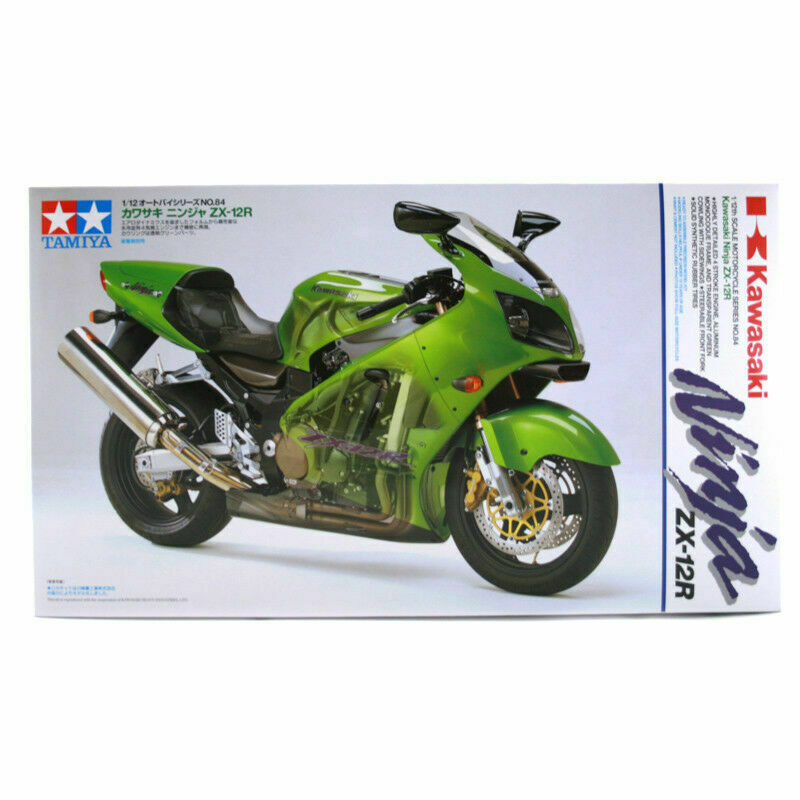 Tamiya 14084 1/12 Scale Motorcycle Sport Bike Model Kit Kawasaki Ninja ...