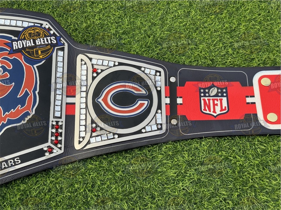 Superbowl CHICAGO BEARS NFL Championship Title Belt Brass Plated ...