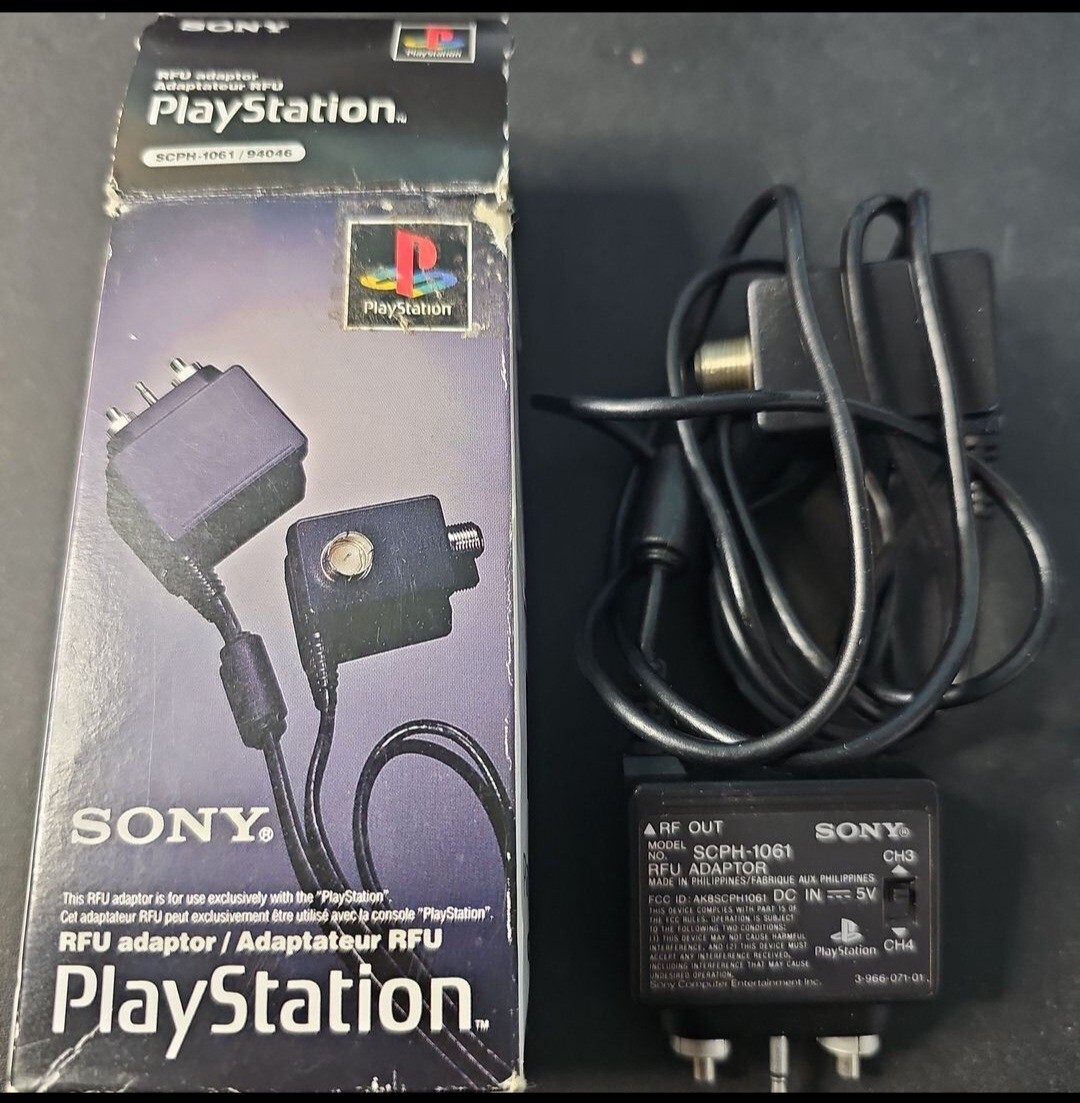 Sony Playstation 1 (PS1) SCPH-1061 RFU Adaptor with Box-Tested for sale ...