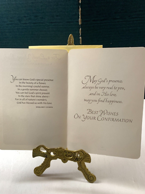 Hallmark Confirmation Cards Tranquil Botanicals Welcome Card