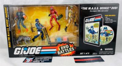 Hasbro 2008 25th Anniversary GI Joe Mass Device Set 1 DVD Battles ...