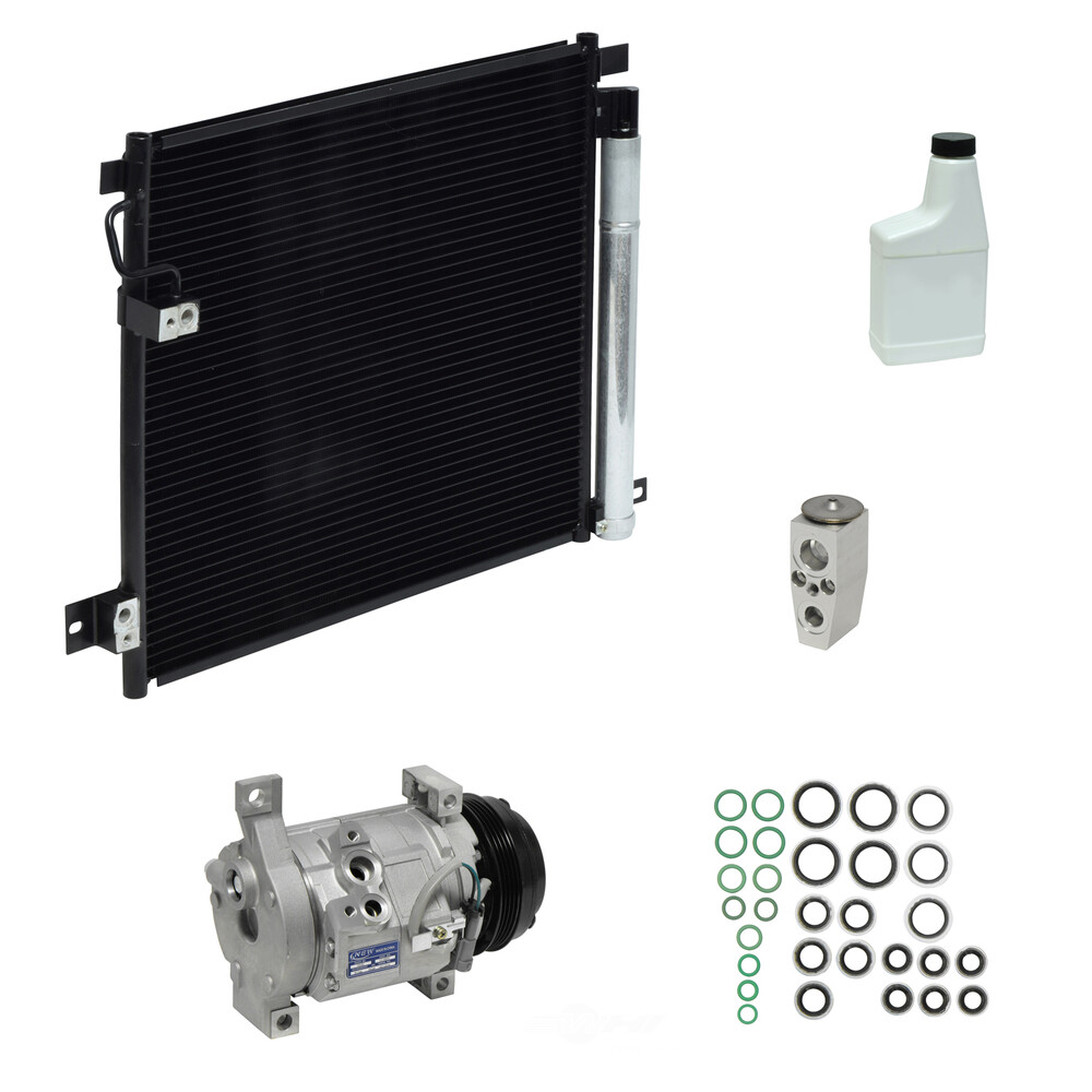 A/C Compressor Kit-Compressor-condenser Replacement Kit UAC KT 5386A ...