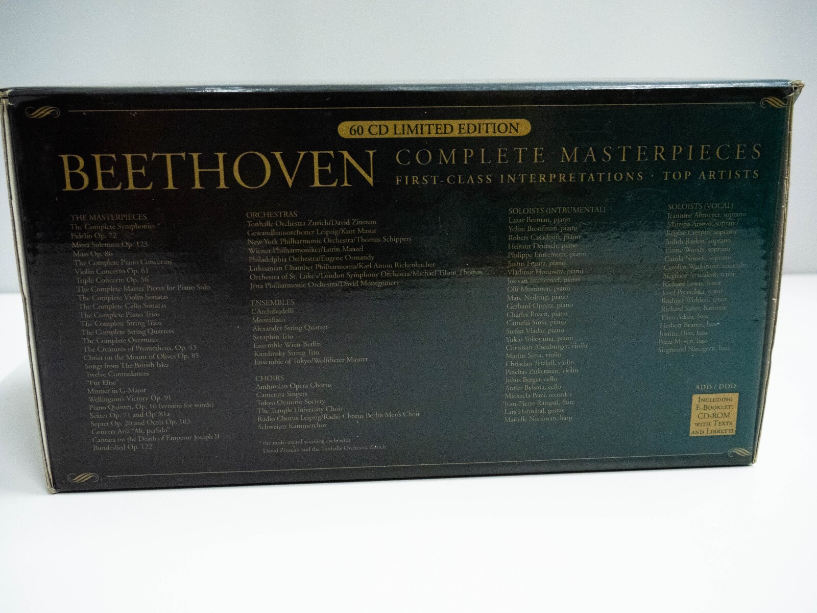 Beethoven - Complete Masterpieces - Alle Meisterwerke - 55/60 CD ...