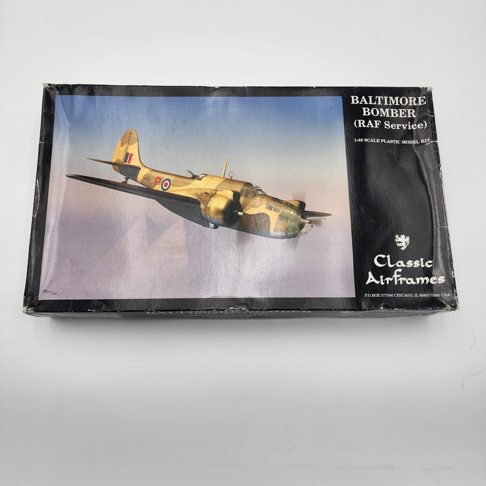 Classic Airframes 1/48 Baltimore Bomber RAF 4139 Parts Clear Gunner ...