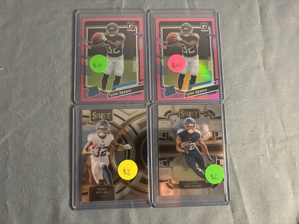 2023 Panini Select Tajee Spears Rookie Trading Card Lot | eBay