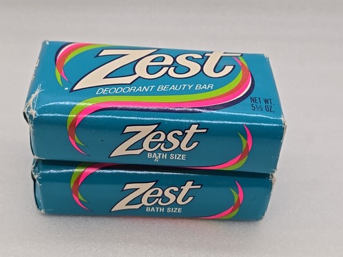 Lot of 2 Vintage Zest Deodorant Beauty Bar 5.5 Oz Bath Size Bar Soap | eBay