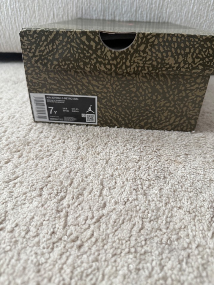 Sz 7Y Air Jordan 3 Retro Family Affair GS | eBay