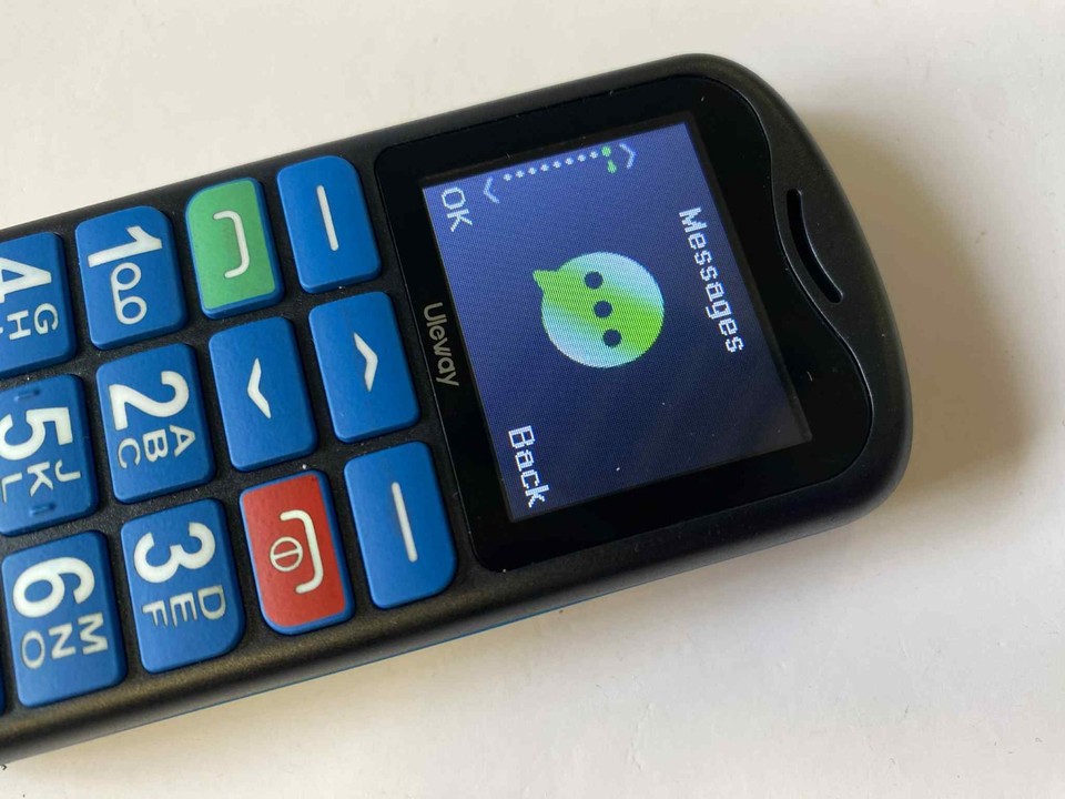 Uleway G180 Mobile Phone UNLOCKED SOS Button Large Keypad Dual Sim Blue ...