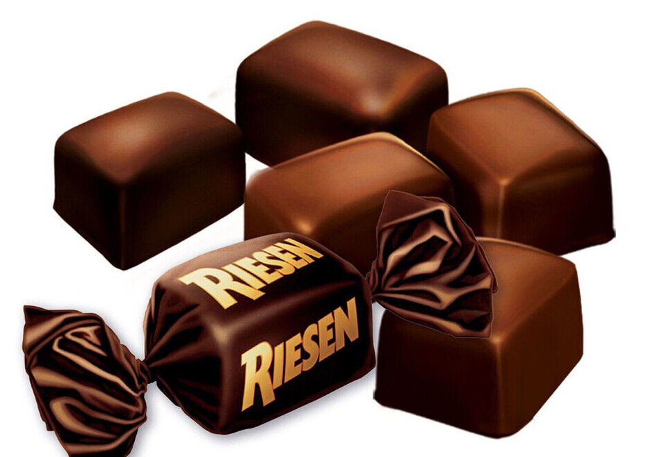 Riesen Chocolate Caramels 4 LB Bulk Wrapped Storck Euro Candy FREE SHIP ...