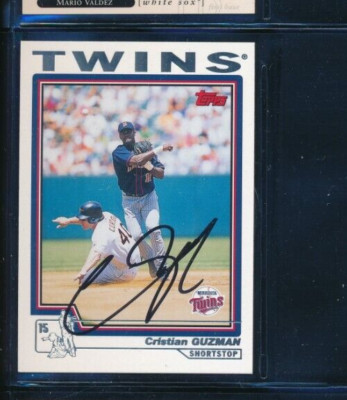 2003 Topps #265 Cristian Guzman Minnesota Twins Signed Autograph (GK1 ...