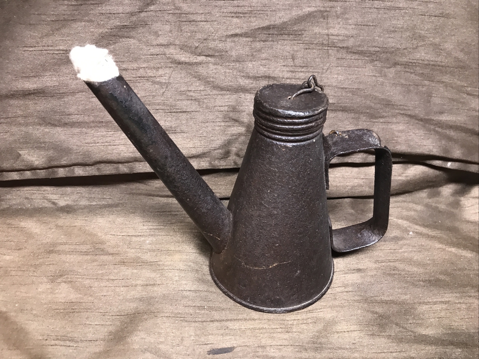 Vintage Kerosene Oil Road Torch Lamp Lighter Smudge Pot Flare Miner ...