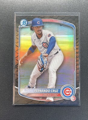FERNANDO CRUZ 2025 Bowman Chrome Reptilian Parallel #BCP-110 Chicago ...