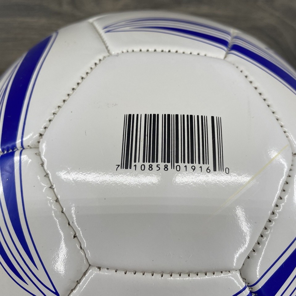 Champion Sports Viper Size 4 Soccer Ball White Blue | eBay