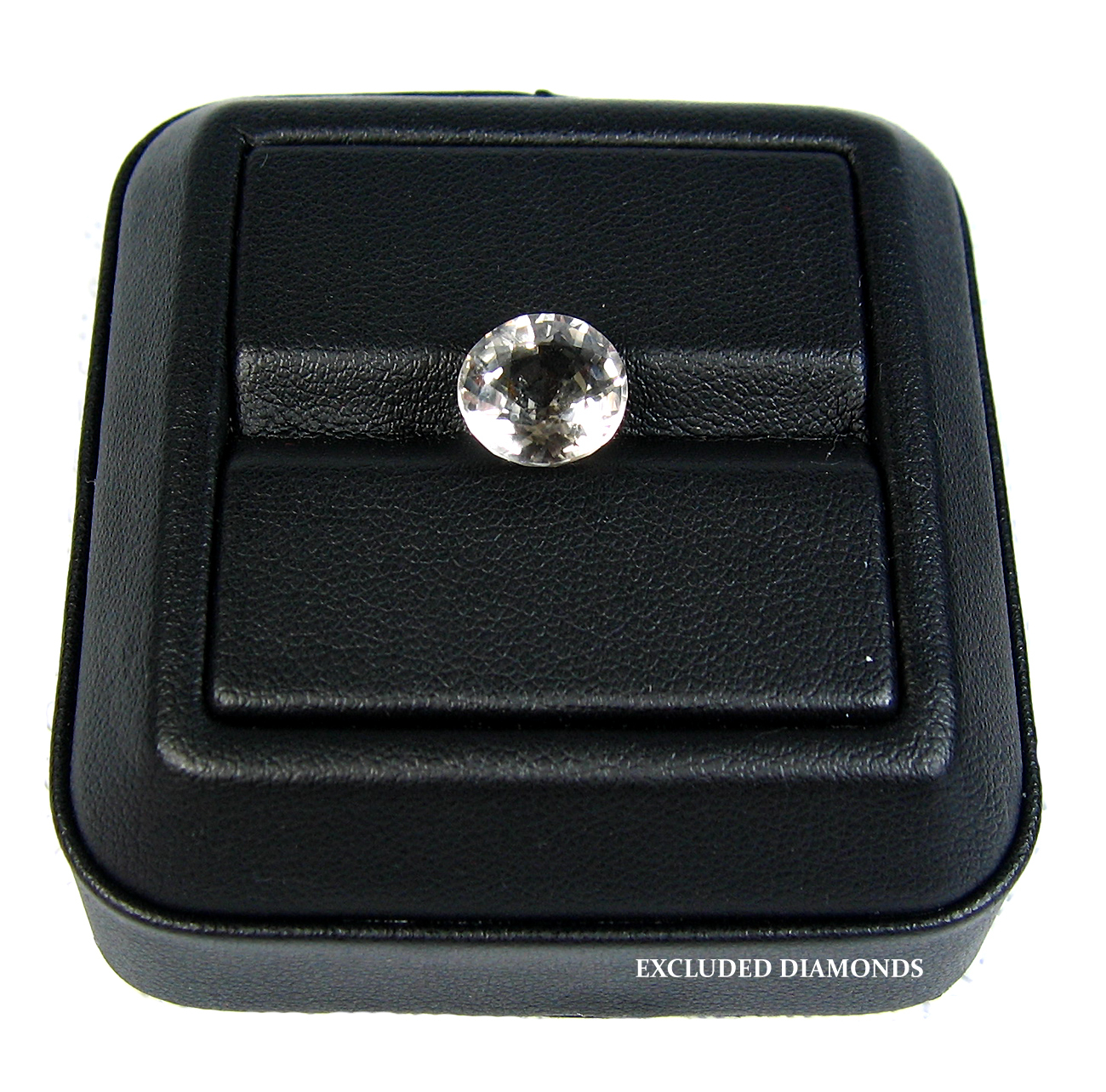 STAND HOLDER BOX SHOW CASE PU LEATHER ORGANIZER LOOSE GEMSTONE DIAMOND ...