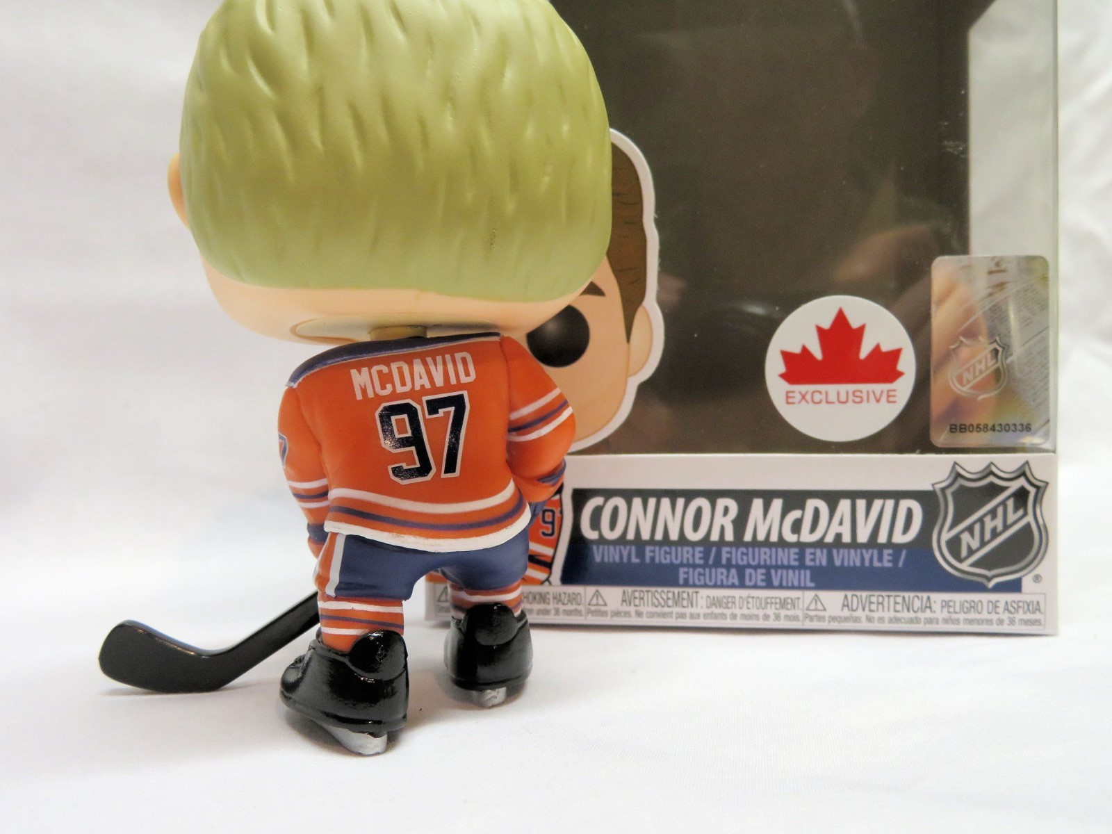 CONNOR MCDAVID, Edmonton Oilers, Funko POP NHL Figure (Orange Uniform ...
