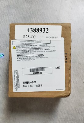 4388932 OEM NEW GENUINE WHIRLPOOL Refrigerator Adaptive Defrost Control ...