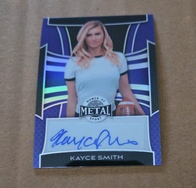 2025 Leaf Women Of Sport Kayce Smith Purple Autographed Card /6 | eBay