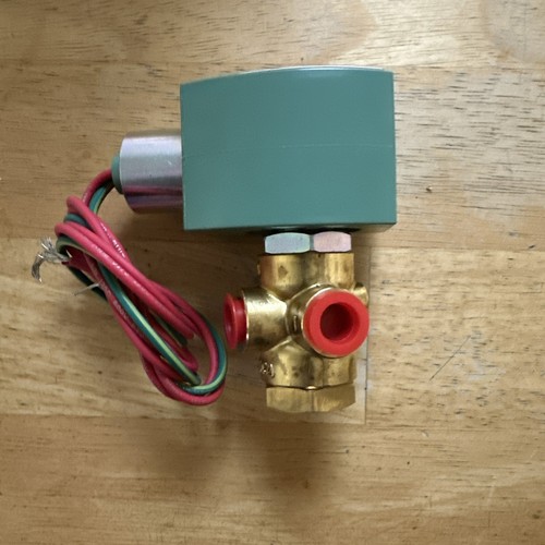Asco 8320G174 RED HAT Solenoid Valve 3-Way 120/60 1/4" Brass B9 | eBay