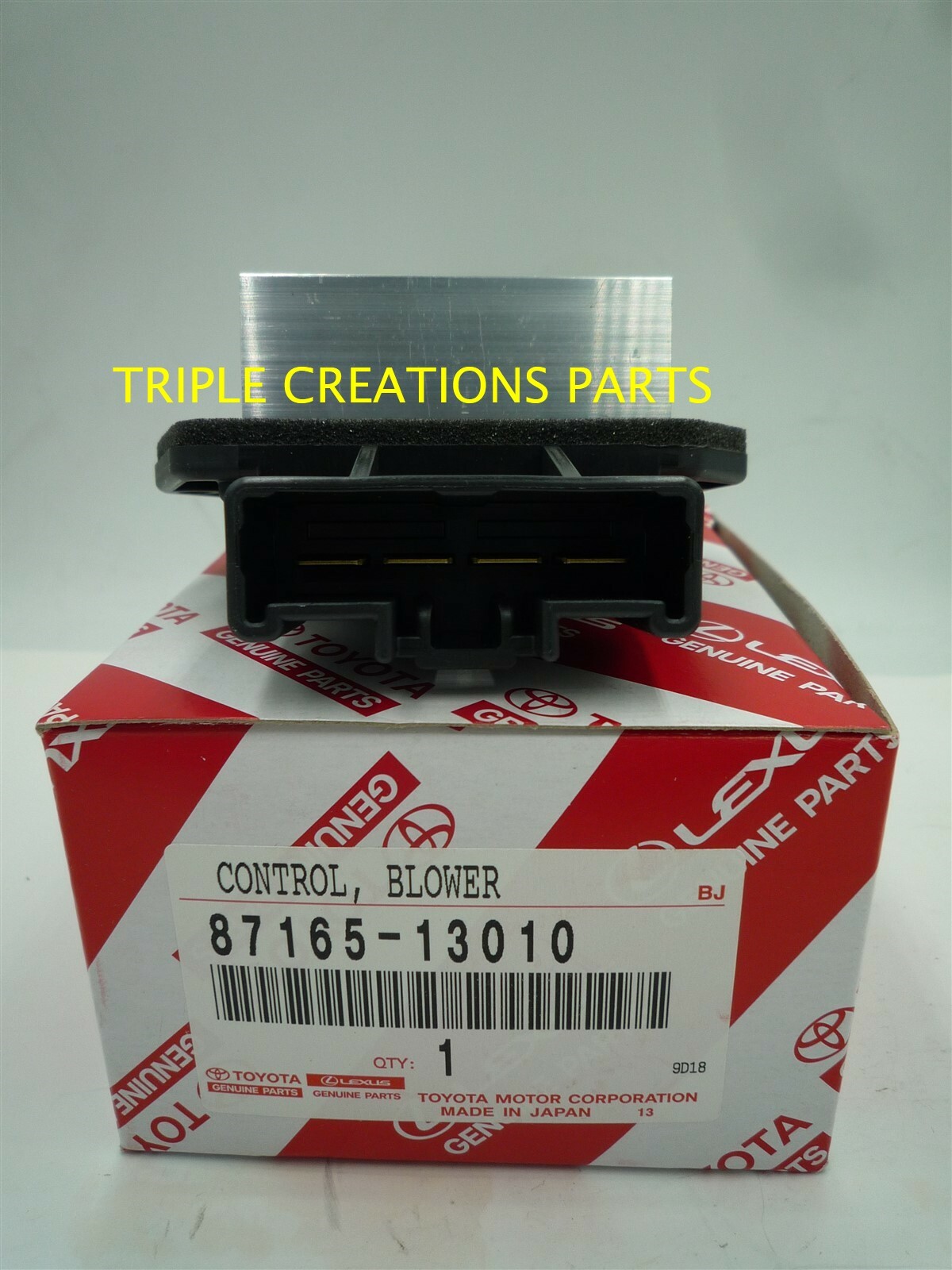 GENUINE Toyota 87165-13010 CONTROL, BLOWER MOTOR 8716513010 OEM | eBay