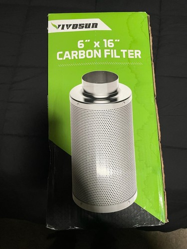 VIVOSUN 6 Inch Air Carbon Filter Smelliness Control w/ Australia Virgin ...