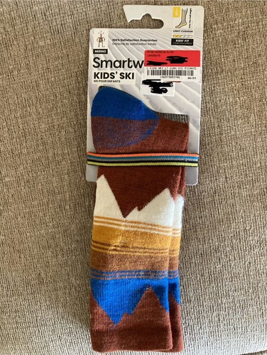 Smartwool Kids Wintersport Mountain merino wool Socks- Kids LARGE US 3 ...