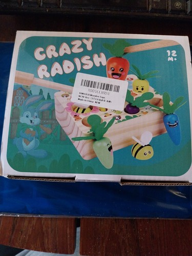 CRAZY RADISH Wooden Toys/Game. Age 12 Months + Unused/As New | eBay UK