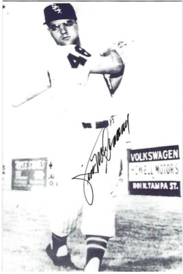 Autographed Signed 4x6 Postcard Jim McAnany Chicago White Sox Deceased ...