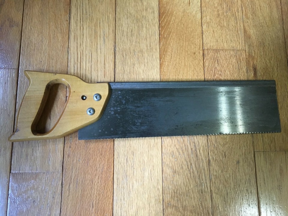 Master Mechanic Back Hand Saw - Wood Handle | eBay