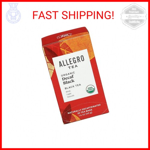 Allegro Tea, Organic Decaf Black Tea Bags, 20 ct | eBay