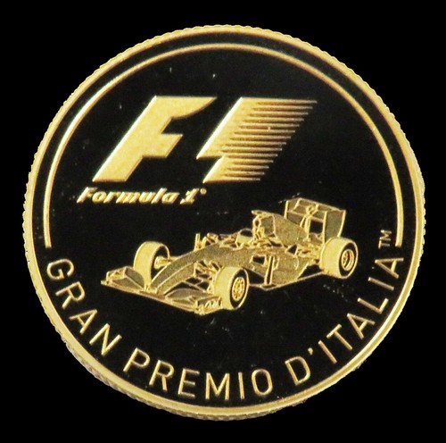 2016 GOLD ABU DHABI GRAND PRIX 1/4 oz PROOF FORMULA 1 SOLOMON IS ...