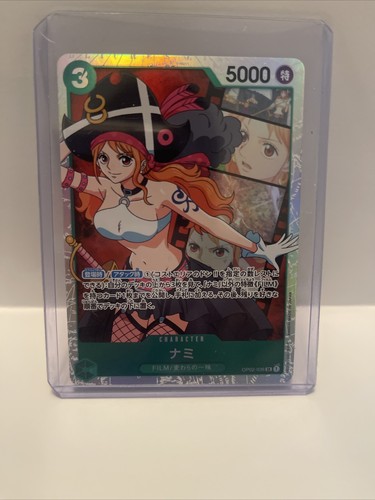 One Piece Card Game Nami OP02-036 SR Paramount War Holo Bandai Japanese ...