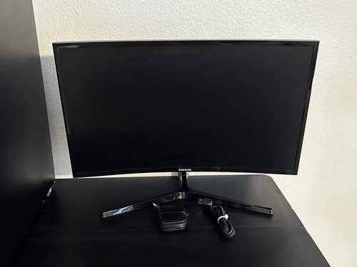 SAMSUNG 27" Essential S3 (S36GD) Series FHD 1800R Curved Computer ...