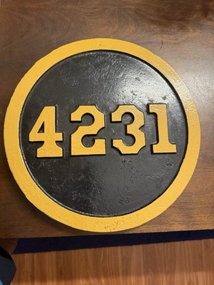 Pennsylvania Railroad I-1SA Number Plate | eBay