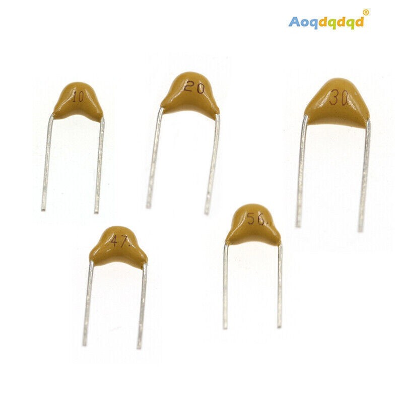300pcs 10value 50v 20pf 30pf 47pf Multilayer Ceramic Capacitor ...
