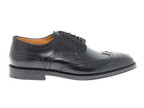 Lace-up shoes Fabi Must Eve FABI FU7754 in black leather - Men's Shoes ...