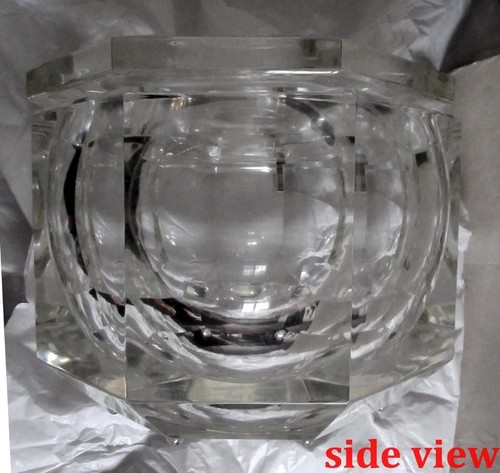MCM Large Alessandro Albrizzi Lucite Acrylic Octagonal Ice Bucket | eBay