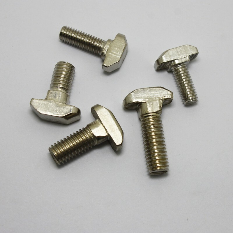 M5 M6 M8 T-Type Screws Bolt For 2020,30,40,45 T-Slot Aluminum Extrusion ...