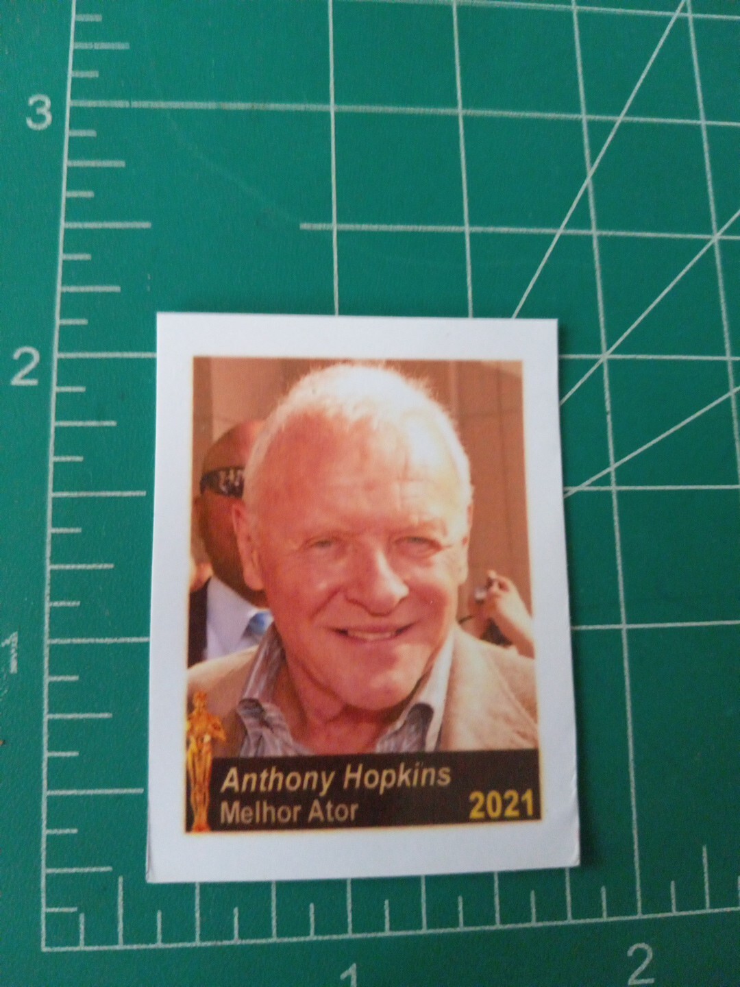 2023 OSCARS MOVIE Sticker Card Brazil BEST ACTOR ANTHONY HOPKINS 2021 ...