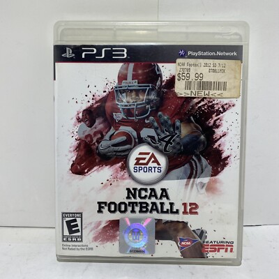 NCAA Football 12 PS3 (Sony PlayStation 3, 2011) Complete CIB with ...