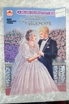 Wedding Coloring Books Vintage