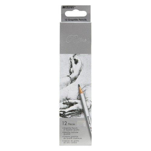 Raffiné Artist Pure Graphite Pencils - Set of 12 - Assorted Colors | eBay