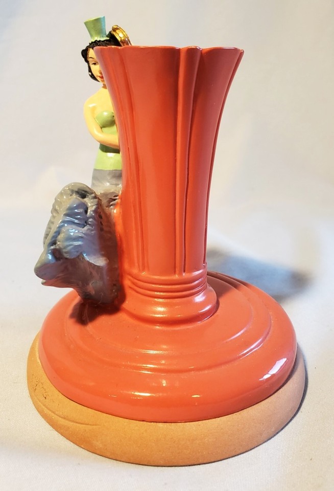Feista Dancing Lady Cookie Press Persimmon Fiestaware | eBay