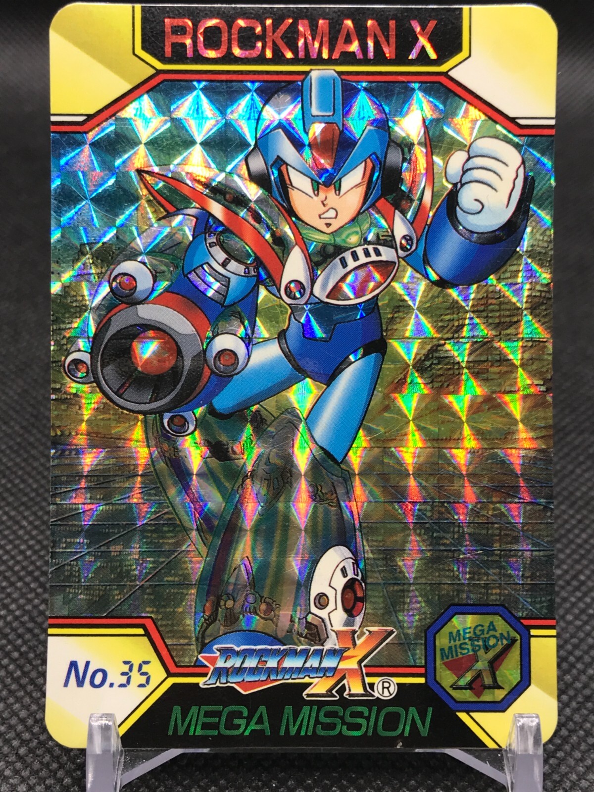 MEGA MAN Carddass TCG CAPCOM BANDAI Card MADE IN JAPAN Retro RARE 1995 ...