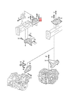 NEW AUDI SKODA VW SEAT A1 KAMIQ SCALA ENGINE MOUNTING RIGHT 2Q0199262BF ...
