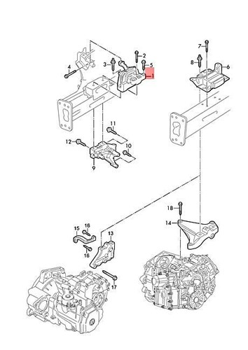 NEW AUDI SKODA VW SEAT A1 KAMIQ SCALA ENGINE MOUNTING RIGHT 2Q0199262BF ...