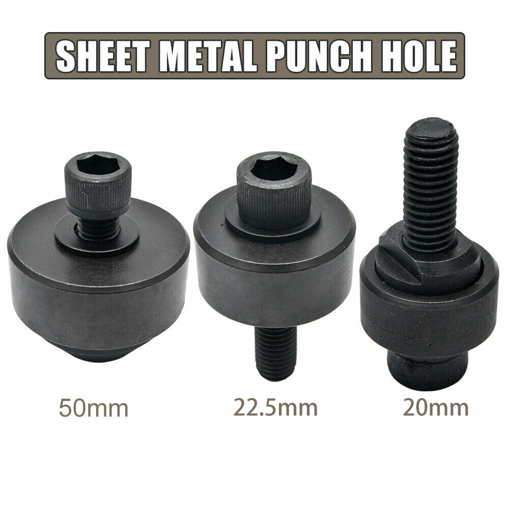 Q.Max Sheet Metal Punch to cut clean metric sized holes in sheet metal ...
