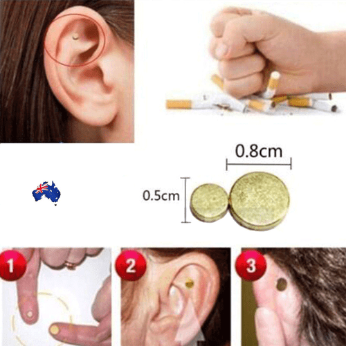 New Quit Smoking Acupressure Healthy Care Auricular Magnet Zero Smoke ...