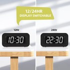 Timegyro Digital Clock Battery Operated - LED Display Alarm Clock for ...