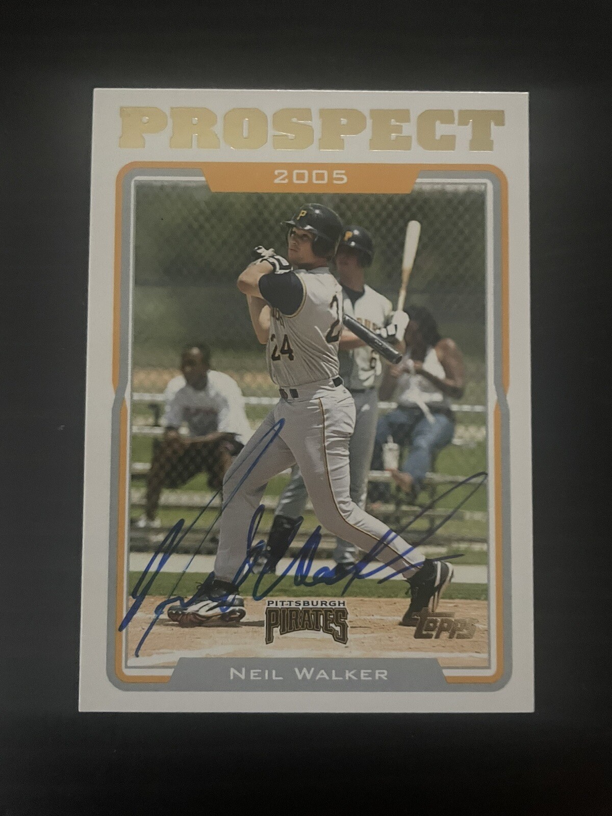2005 Topps #UH105 Neil Walker Pittsburgh Pirates Signed Card ...